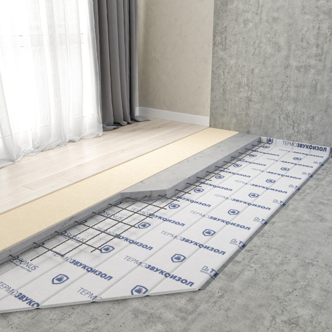 Каталог звукоизолирующих полов Techno Sonus. Revit
